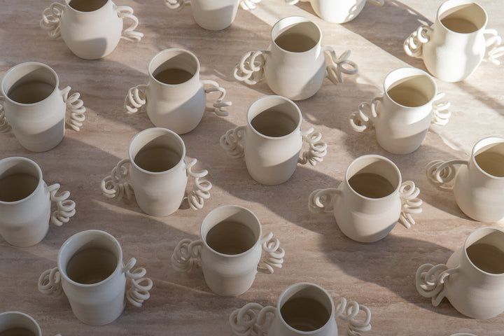 BOINGGG! VASE II BY KUU POTTERY – INK + PORCELAIN